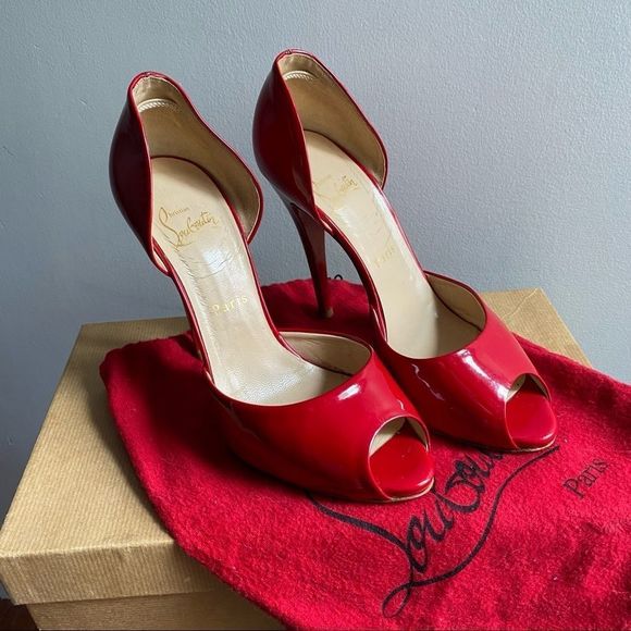 Christian Louboutin | Shoes | Christianlouboutin Red Cerise Madame ...